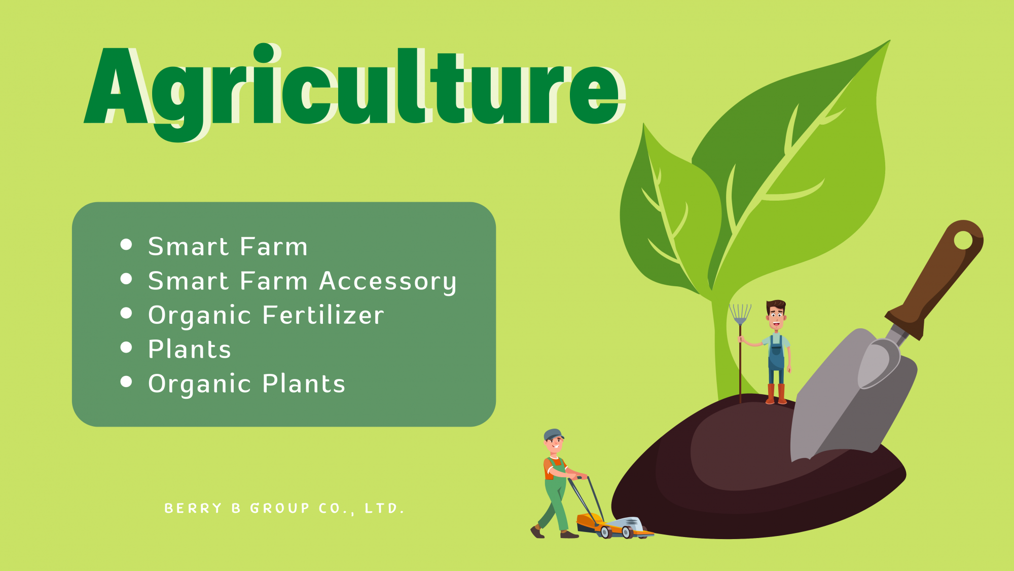 Agriculture Service and Etc - Berry B Group Co., Ltd. | Digital Forensic ผู้ผลิต นำเข้า ส่งออก ...